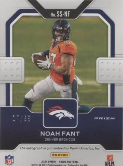 2021 Panini Prizm Noah Fant #SS-NF for sale | eBay