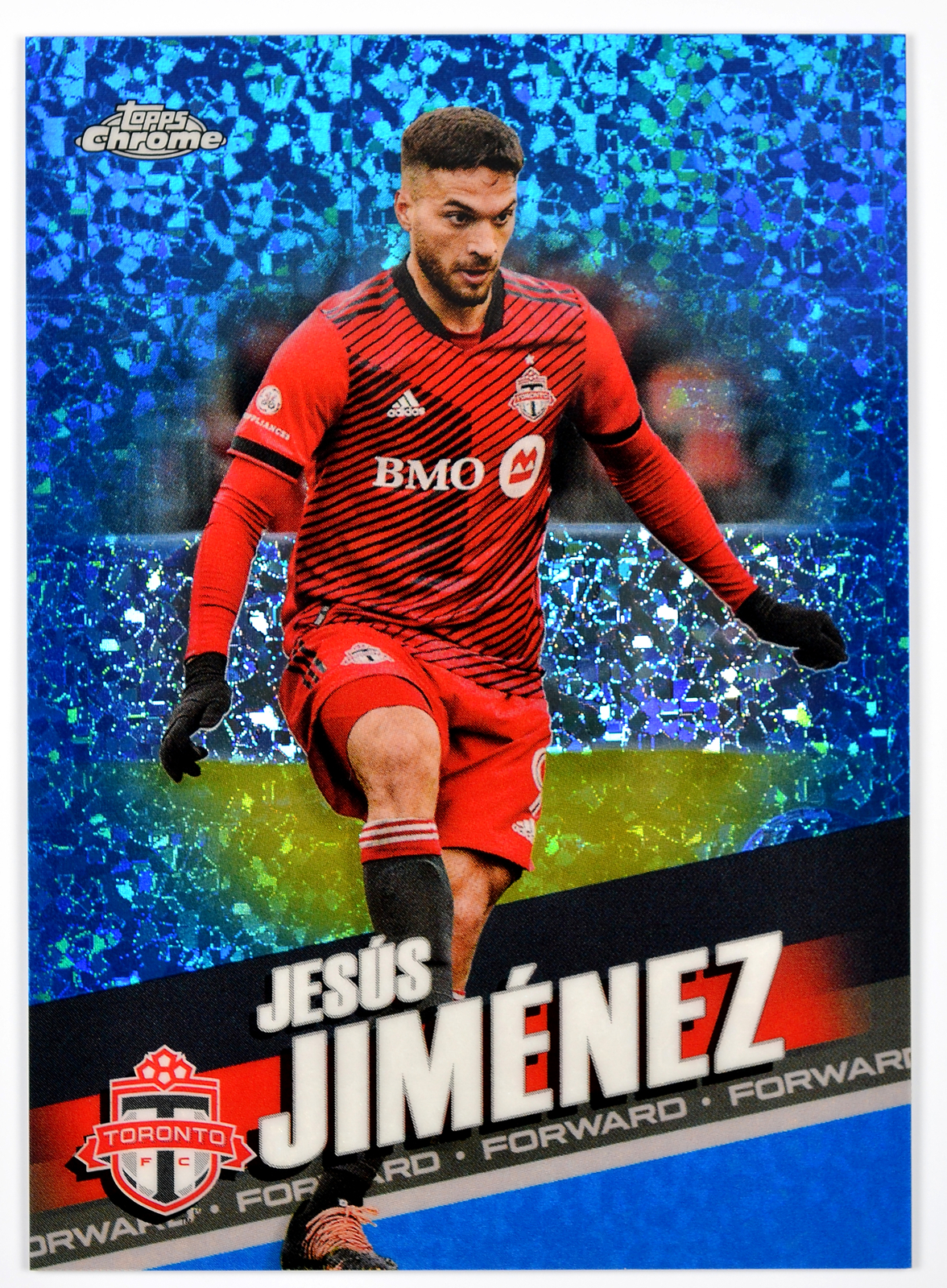 JESUS JIMENEZ - 2022 Topps Chrome MLS Blue Mini Diamond SN #24 Toronto ...
