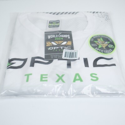 Optic Gaming White Champs Jersey 2024 Sz 3XL COD Shottzy Dashy Kenny ...