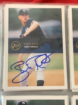 BRIAN REITH AUTOGRAPHED SIGNED 2000 JUST MINORS CARD YANKEES COA | eBay
