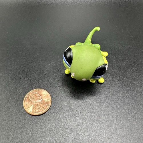 Littlest Pet Shop Authentic # 847 Dark Green Gecko Lizard Blue Clover ...