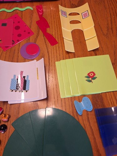 Ello Creation System Lot - Pink Bag + Pieces Creative Building Mattel ...