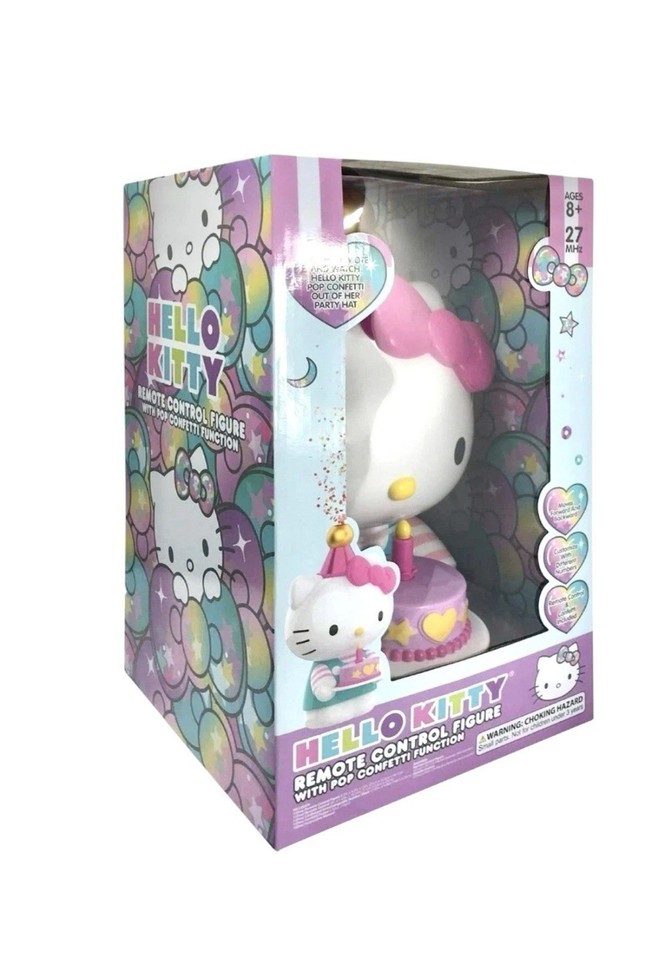 NEW JUMBO Hello Kitty Remote Control Figure Pop Confetti Function ...