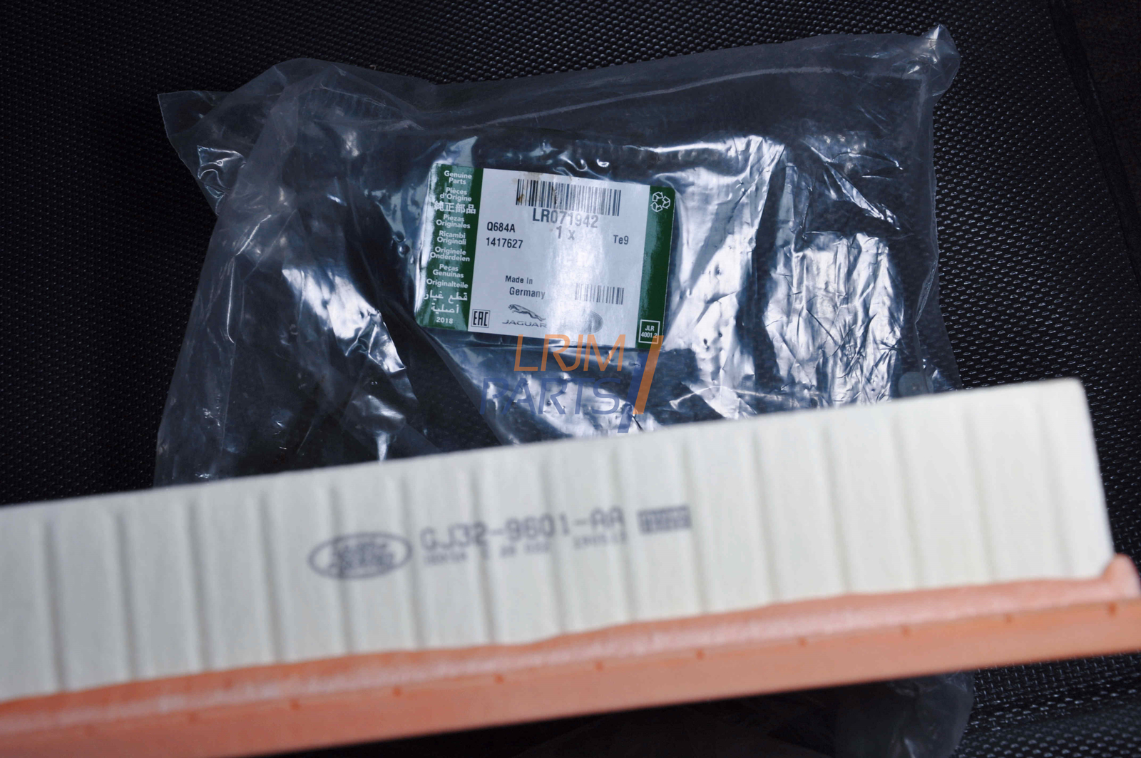 Genuine Land Rover Range Rover Evoque Sport 2.0L I4 AIR FILTER LR071942 ...