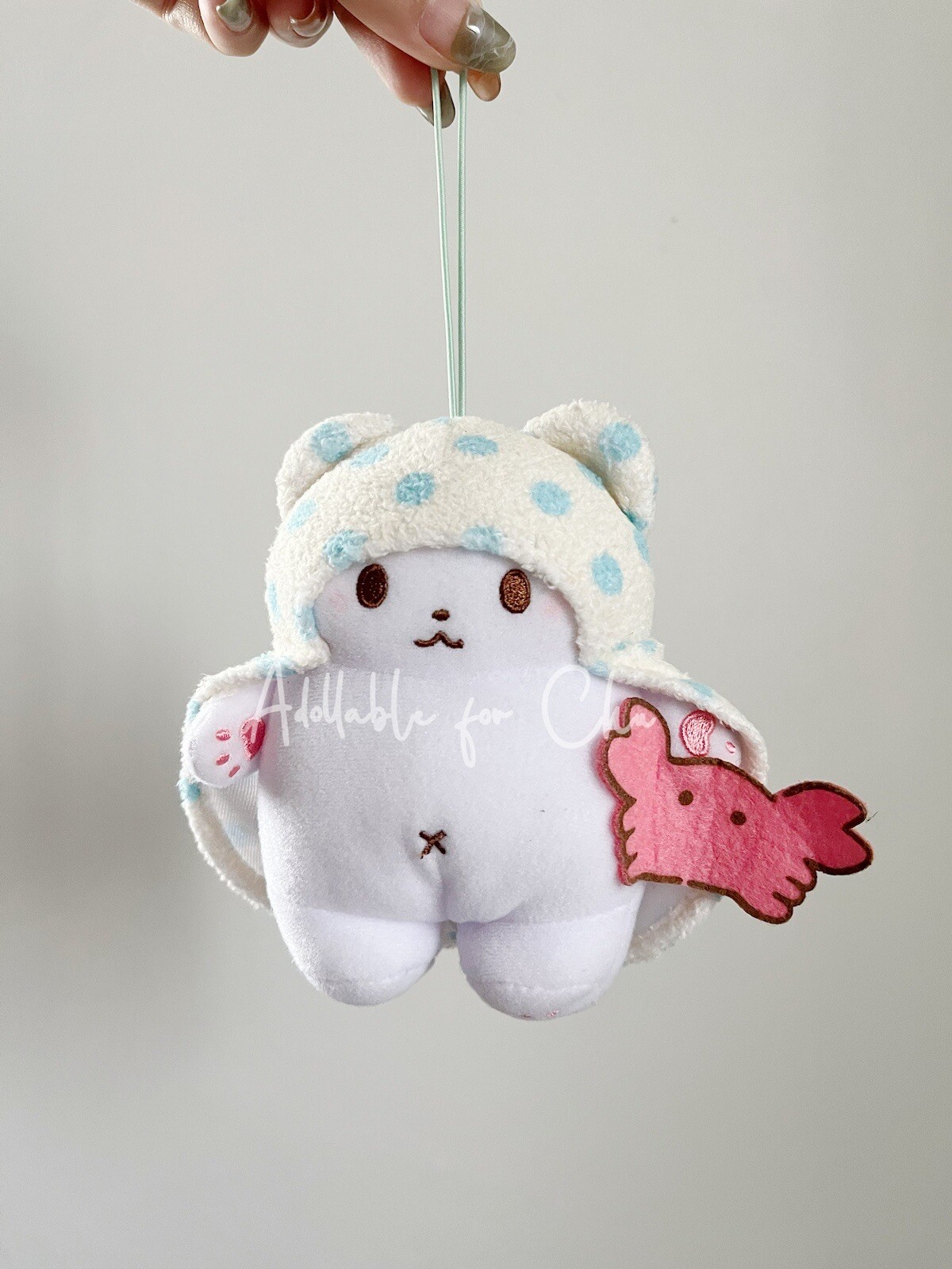 Sanrio Marumofubiyori Moppu with Crab Plush Doll Keychain | eBay