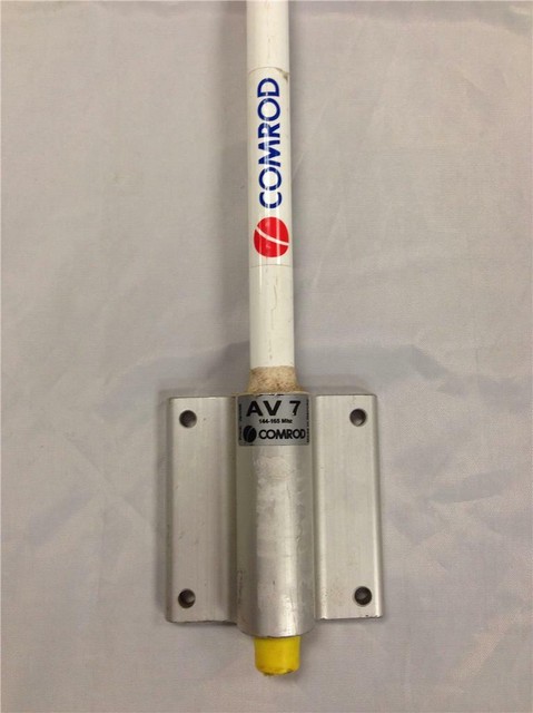 Comrod AV7 Marine VHF Antenna 4 ft. Aluminium Mounting Bracket Boat ...