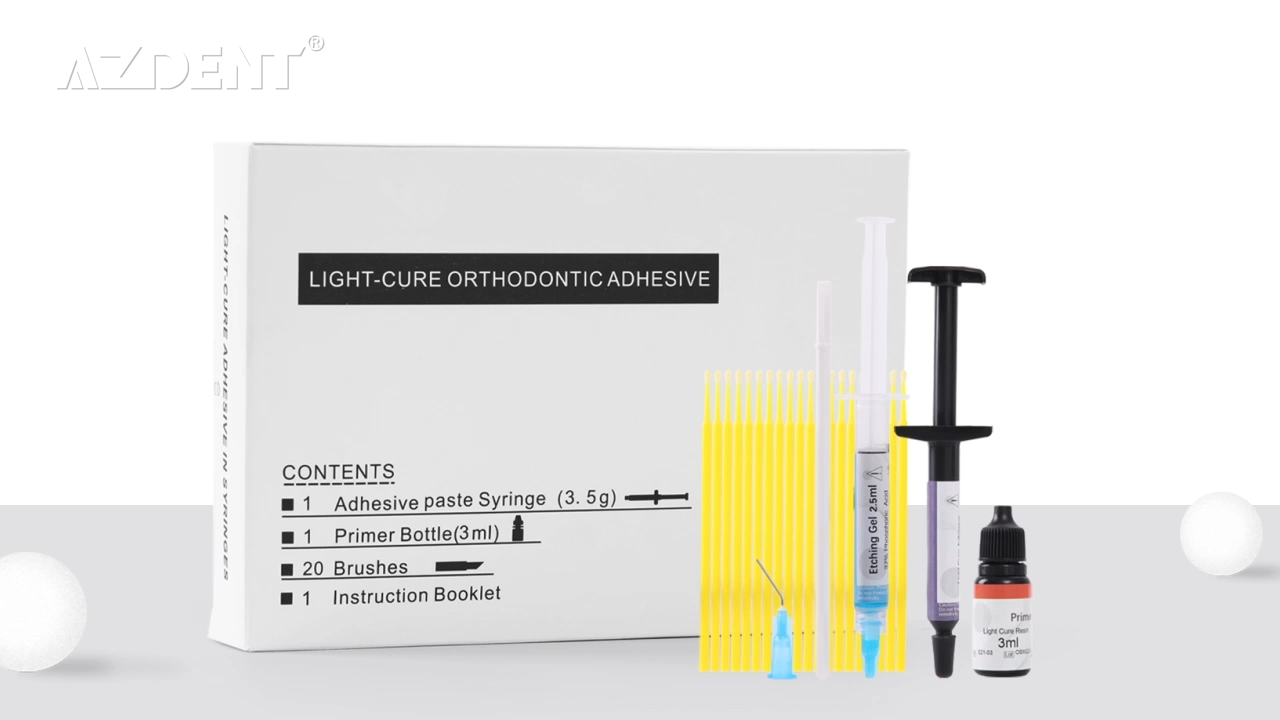 Dental Orthodontic Glue Bonding Light Cure Composite Resin Kit/Brackets ...