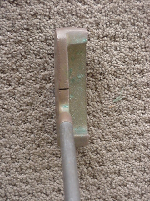 34.25 INCH BRASS MUSTANG R.A.C.O. VINTAGE PUTTER ANSER STYLE VERY NICE ...