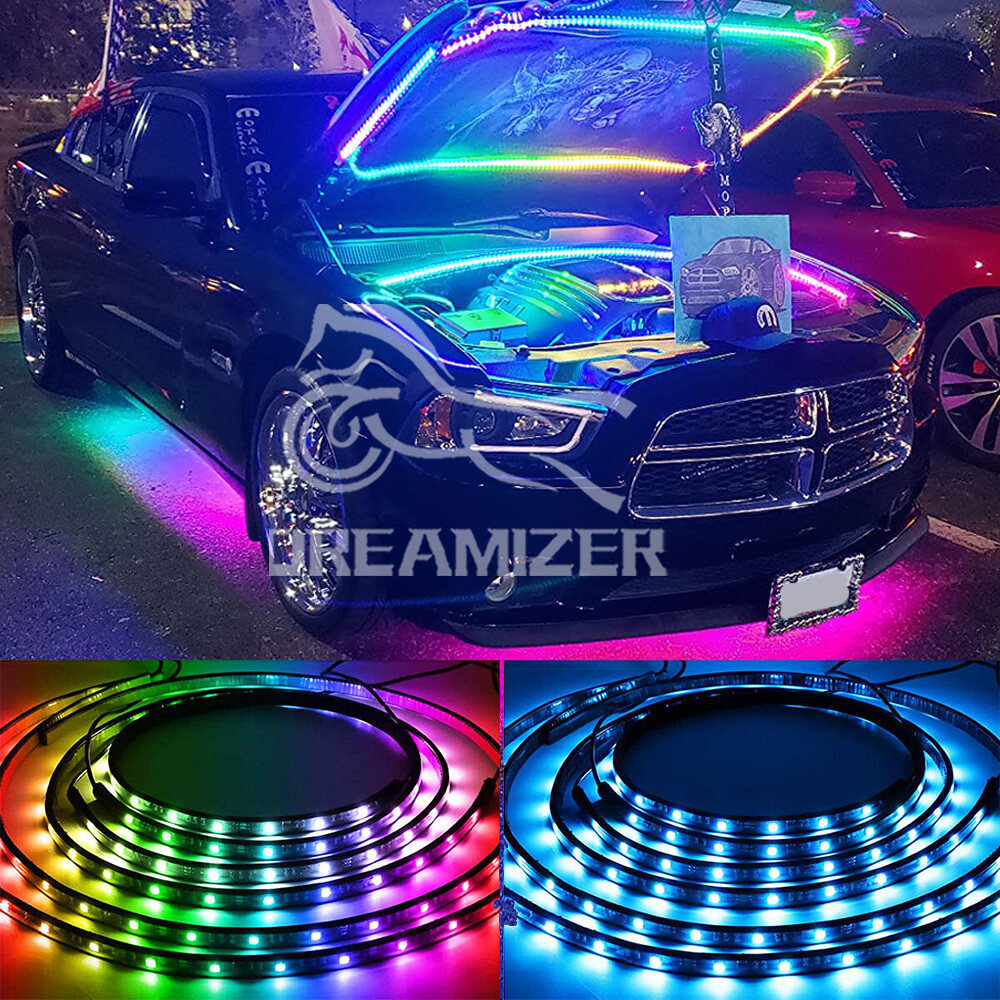 Purple Under Glow Dodge Challenger