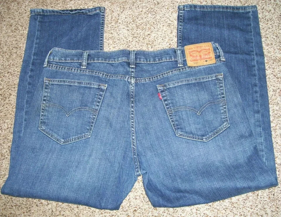 559 Levi's Mens Blue Jeans Denim Size 40X 30 ( 42 X 29 .5 ) #8008 | eBay