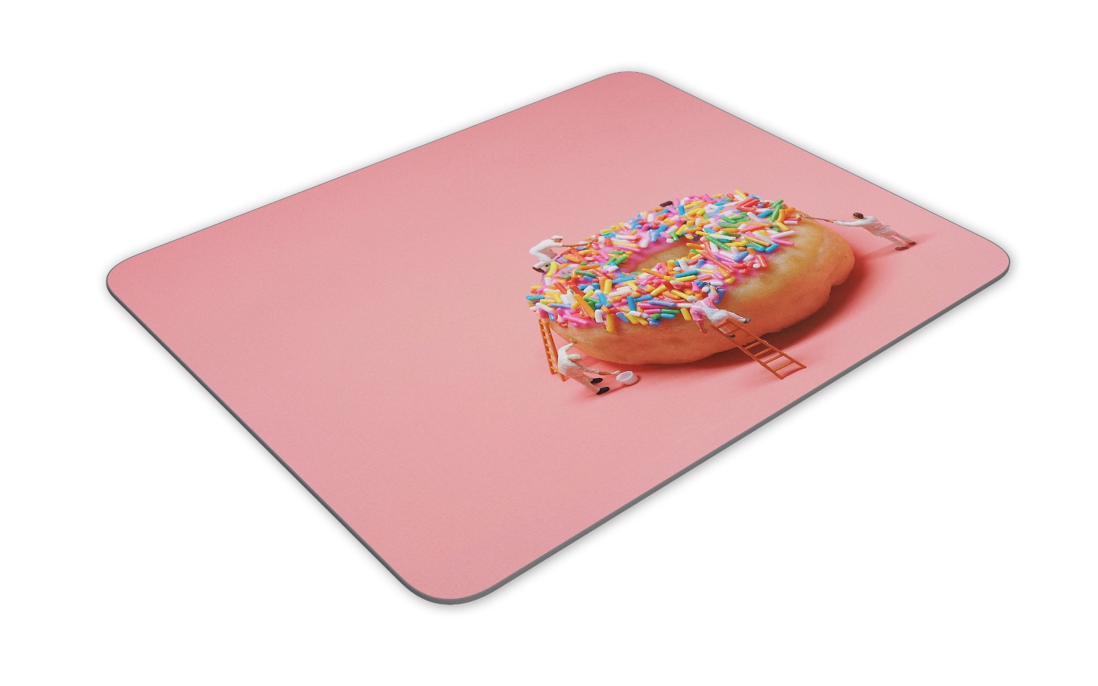 Funny Donut Mouse Mat Pad - Bakery Doughnut Pink Chef Baker Computer ...