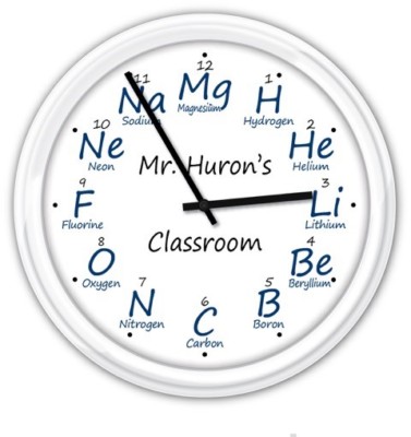Chemistry PERSONALIZED Wall Clock - Science Lab Teacher Professor ...