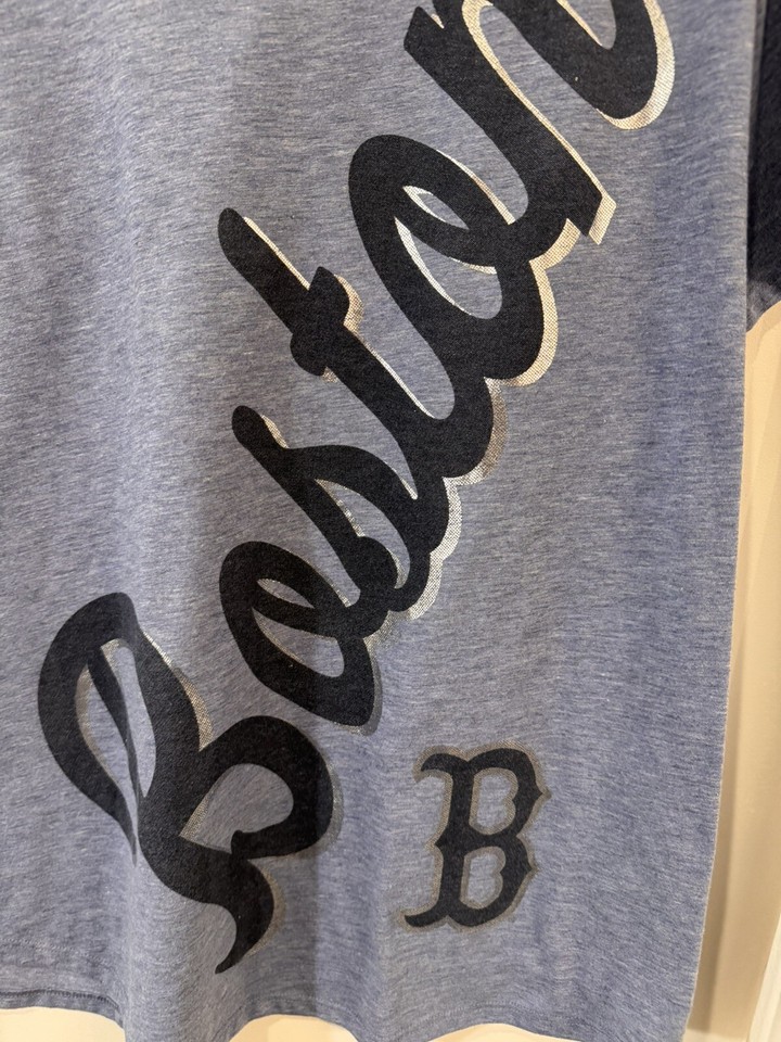 Women 47 Brand Medium Boston Red Sox Short Sleeve Logo T-shirt | eBay