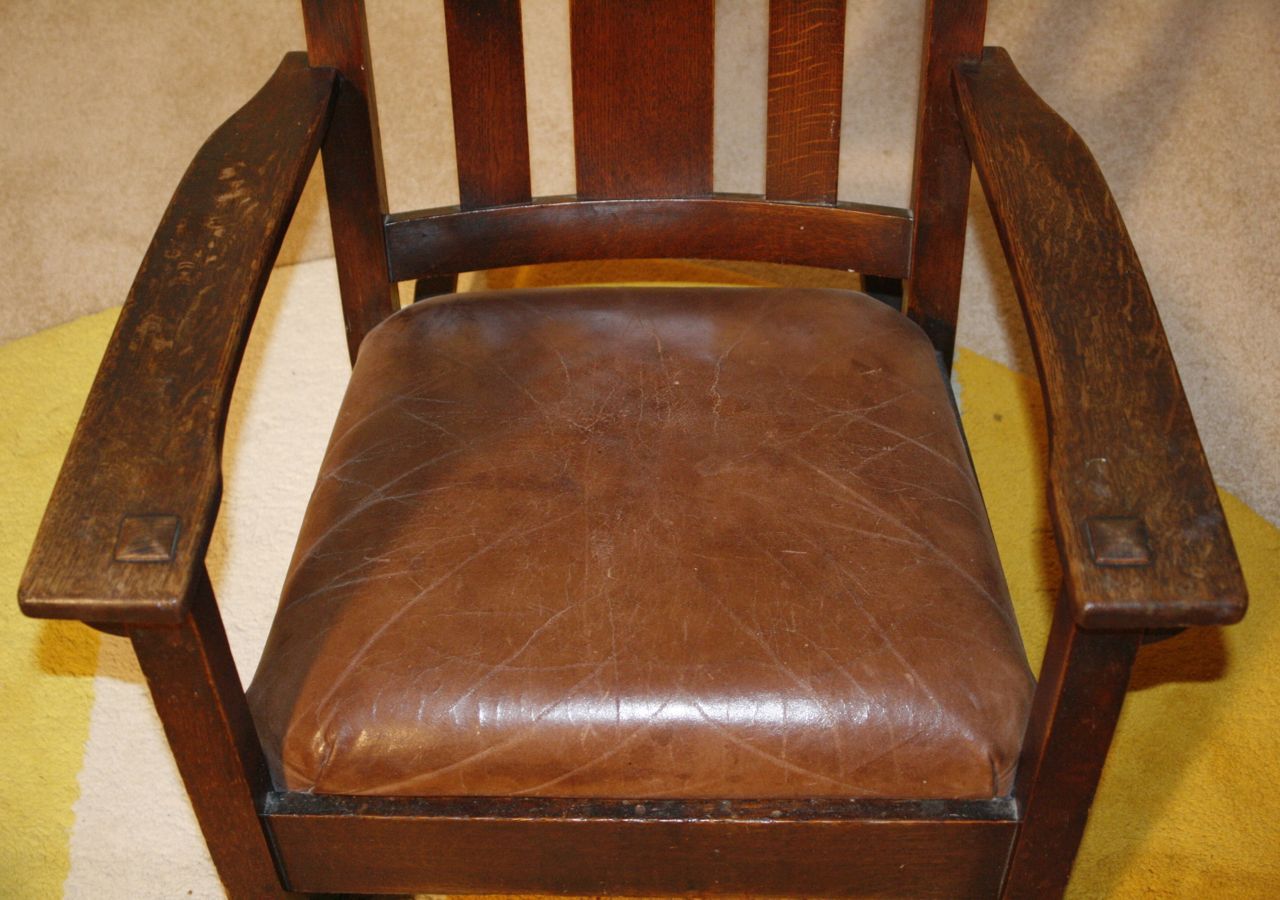 Antique Genuine LIMBERT Arts & Crafts Rocker Rocking Chair. Original ...