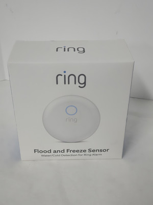 Ring Z Wave Alarm Flood and Freeze Sensor - White SEALED BOX ...