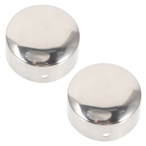 2 Pcs Decorative Rail Plugs Handrail End Cover Stair Railing Cap Caps ...