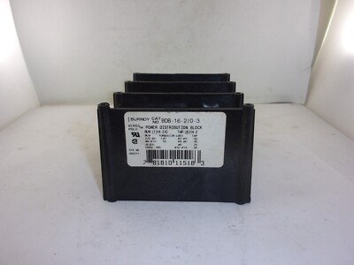 New ~ Burndy Cat Power Distribution Block BDB-16-2/0-3 | eBay