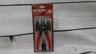Ace Snap Ring Pliers Internal / External 180,45 & 90 degree | eBay