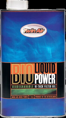 Twin Air Biodegradable Liquid Power Air Filter Oil Can 1 Liter for UTV ...