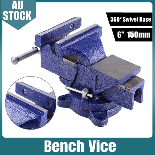6'' Heavy Duty 150mm Engineer Bench Vice Grip Clamp Steel Cast Mechanic ...