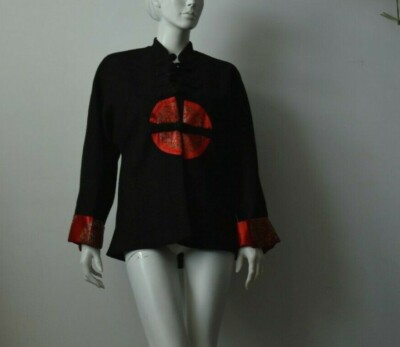 Gi Hiang Wool Blend Jacket Red/Black Patch Used Size S | eBay