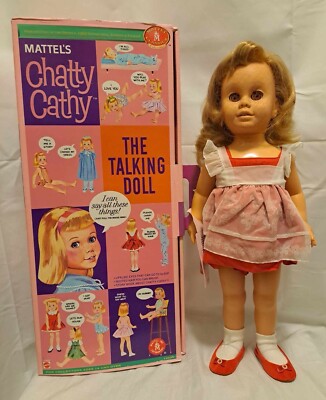 Vintage Reproduction Mattel Chatty Cathy Doll with Original Box ...