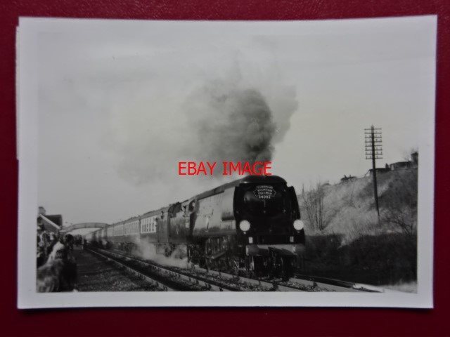 PHOTO SR WEST COUNTRY CLASS LOCO NO 34092 CITY OF WELLS - CUMBRIAN ...