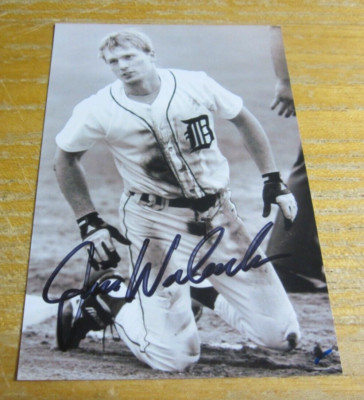 Jim Walewander Autographed Signed 4X6 Photo MLB Baseball Detroit Tigers ...