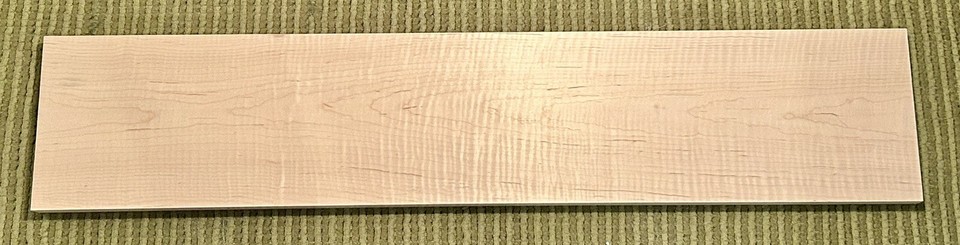 Curly Tiger Soft Maple Lumber 37-1/4’’ x 7-7/16" x 1’’ | eBay