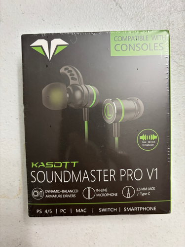 Kasott Soundmaster Pro V1 Gaming Headphones New/Sealed | eBay