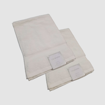 $28 Charisma White Cotton Bathroom Wash Cloth 2-Piece Towel Set | 18" x 28" in | eBay