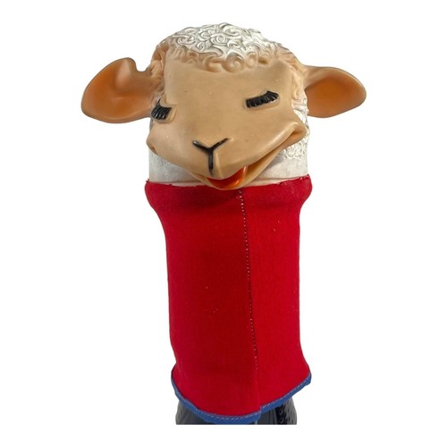 VTG Lamb Chop Hand Puppet Vintage 1960 Tarcher Shari Lewis Toy Vinyl ...