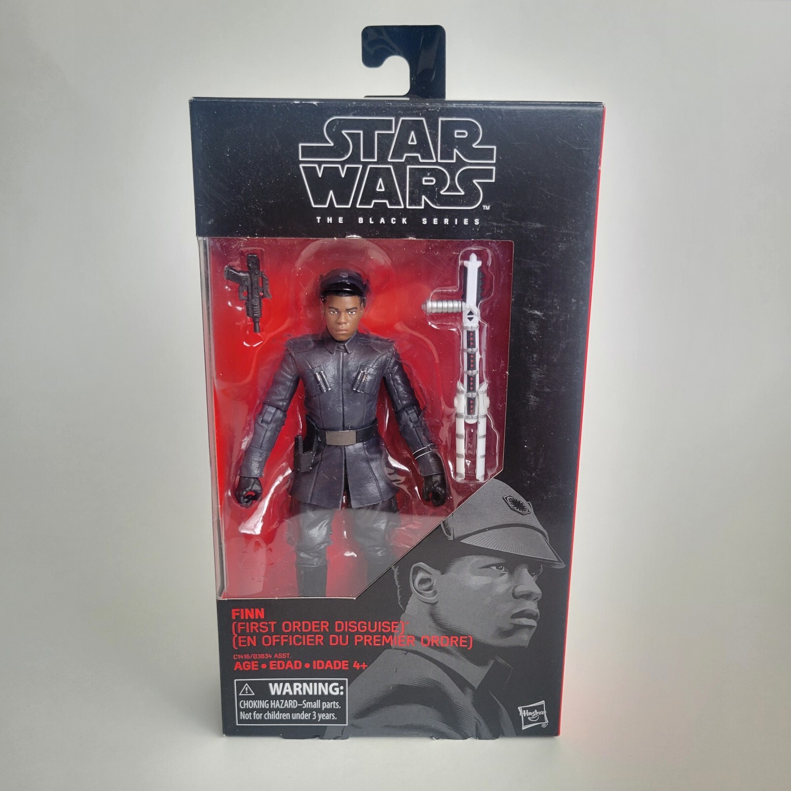 New/sealed Star Wars Black Series Finn First Order Disguise 51 Hasbro ...