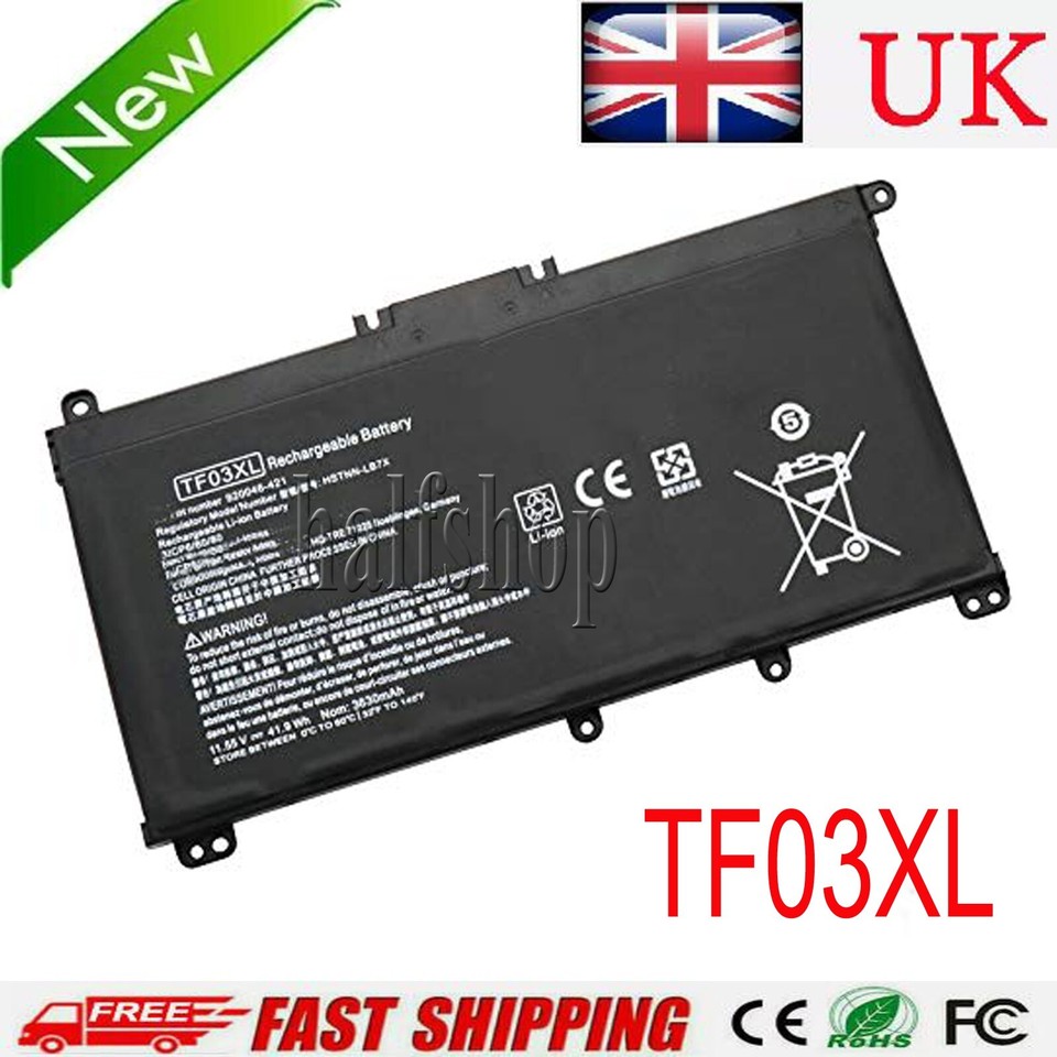 TF03XL Laptop Battery for HP X360 Convertible 14-BF 14-BK 14-CD 14M-CD ...