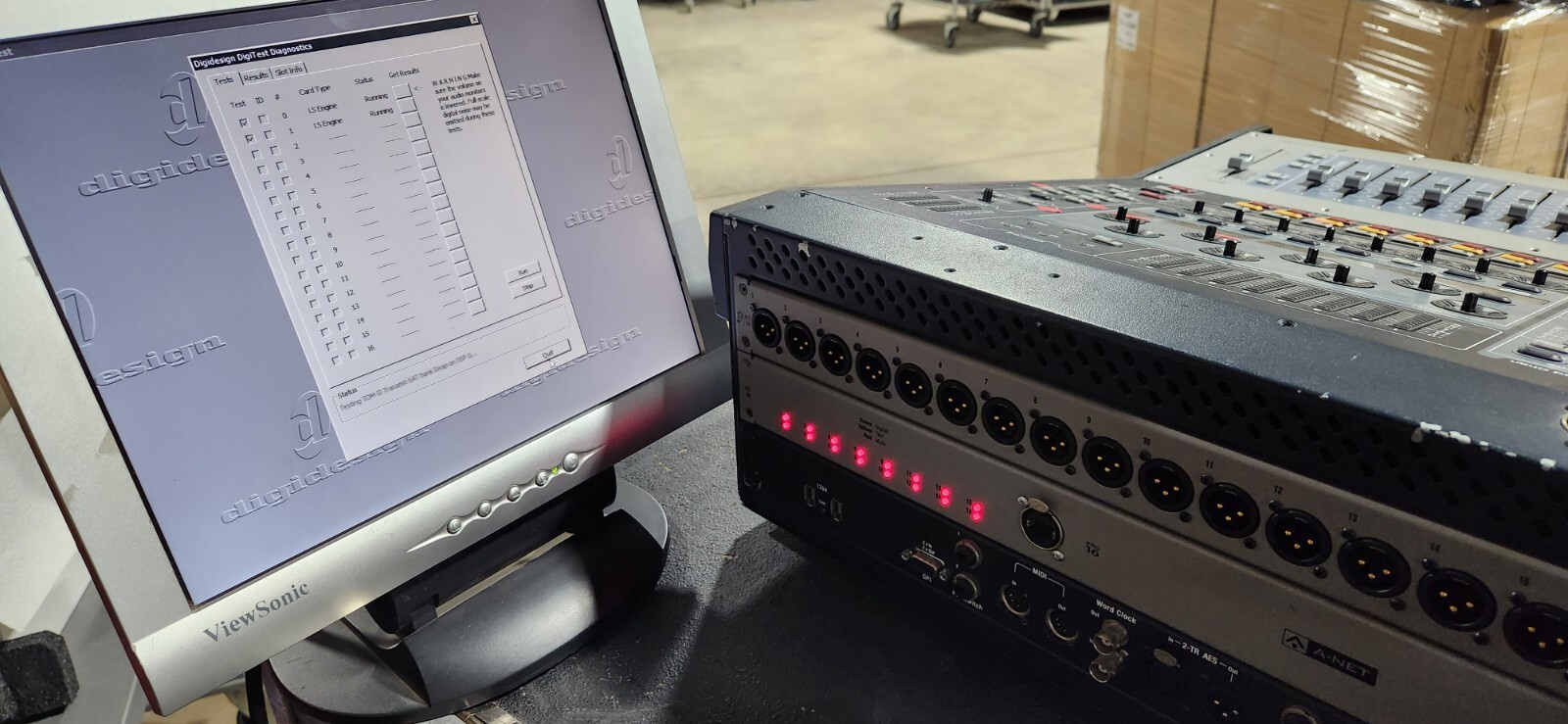 Avid Digidesign SC48 AT16 ANet Output Card w Cable ***TESTED*** PN/9100 ...