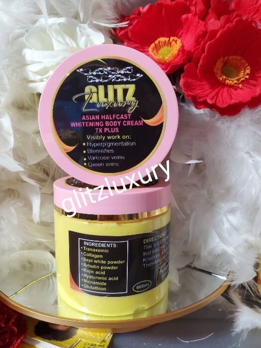 Glitzluxury Asian Half-C Whitening body cream 7x, anti knuckles🔥400g ...