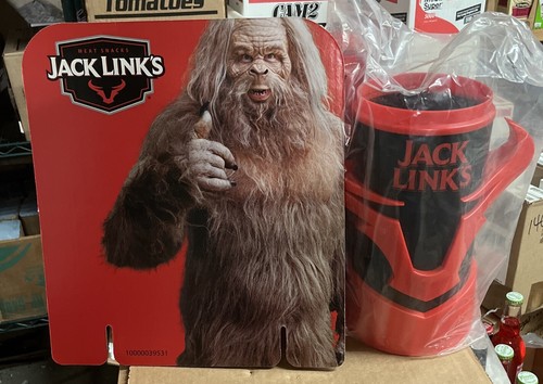 Jack Link's Beef Jerky Store Display Holder Jug Container New In ...
