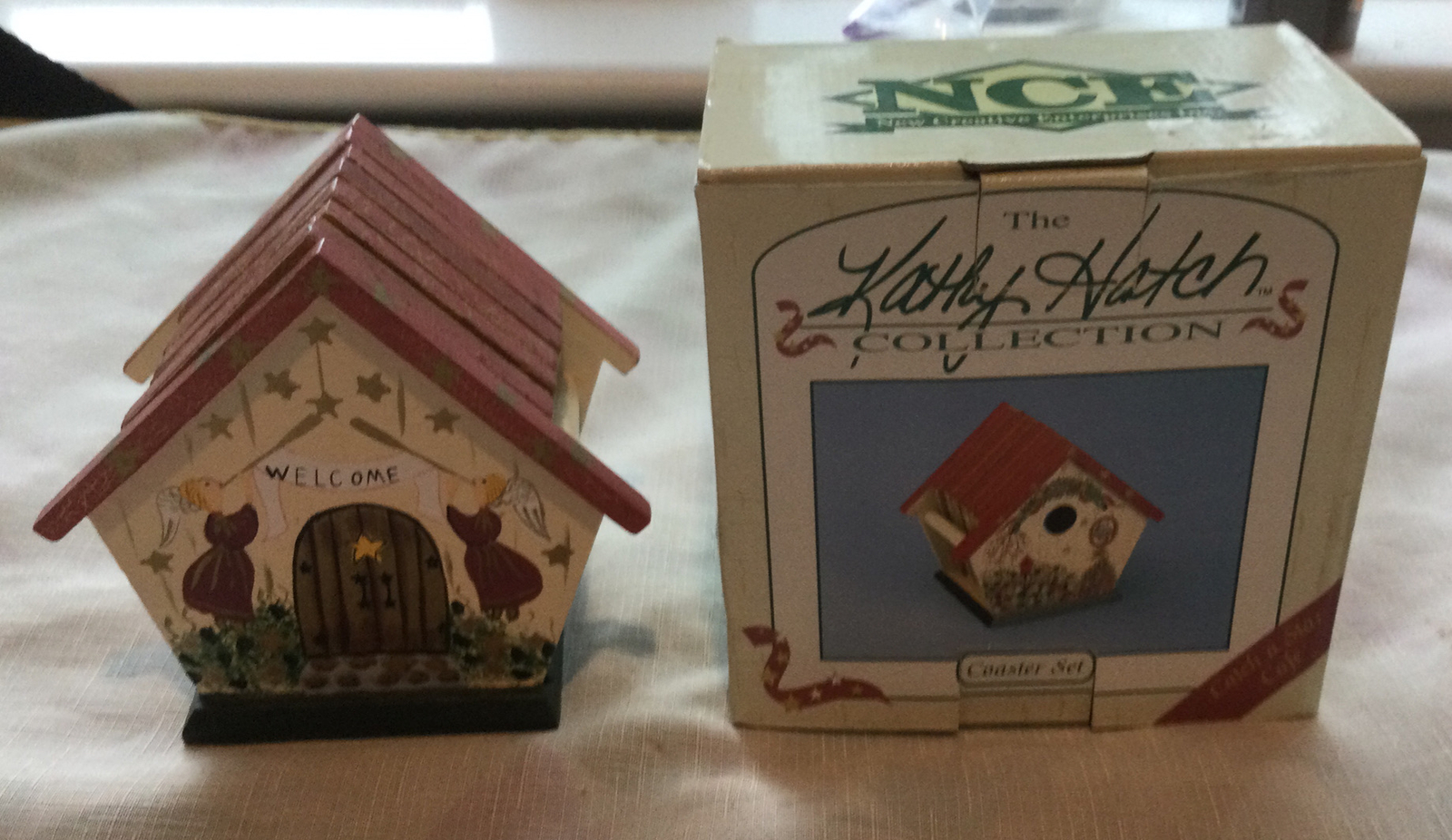 Kathy Hatch Collection Catch A Star Cafe 6-Coaster Set 1998 Hand ...