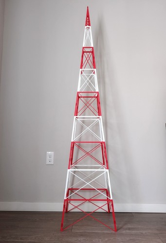 HO Scale 500 Foot Freestanding Radio/TV Broadcast Transmission Tower ...