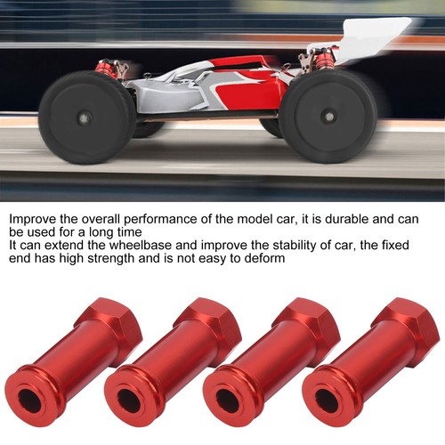 RC Aluminum Alloy Wheel Hub Lengthen Hex Extension Adapter for WLToys ...