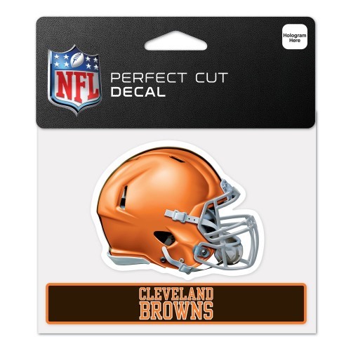 CLEVELAND BROWNS DIE-CUT DECAL 4"X5" WINDOWS LAPTOPS NFL OFFICIALLY ...