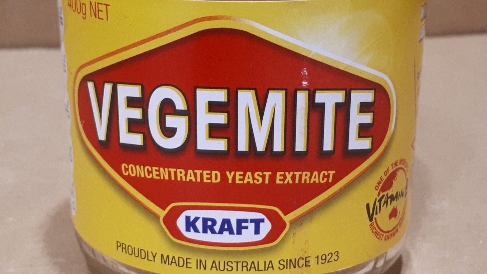 Vintage Kraft Vegemite 400g Jar Proudly made in Australia Since 1923 ...