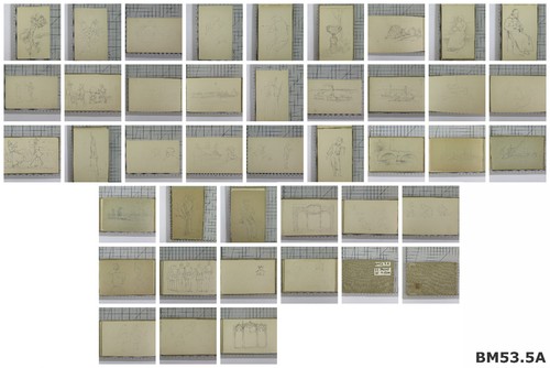 40 Drawings Ancient Complete Album Various Subjects Sketches BM53.5A | eBay