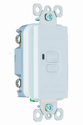 GFCI, Dead Front, 20A, White | eBay