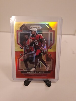 2021 Panini Prizm Red and Yellow Prizm /39 James Conner #78 | eBay
