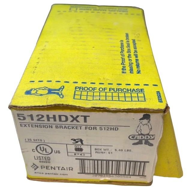CADDY 512HDXT Extension Brackets Kit Qty 50 for sale online | eBay