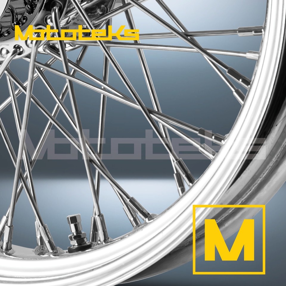 18X4.25 60 SPOKE WHEEL STAINLESS FOR HARLEY SOFTAIL SPORTSTER DYNA REAR ...