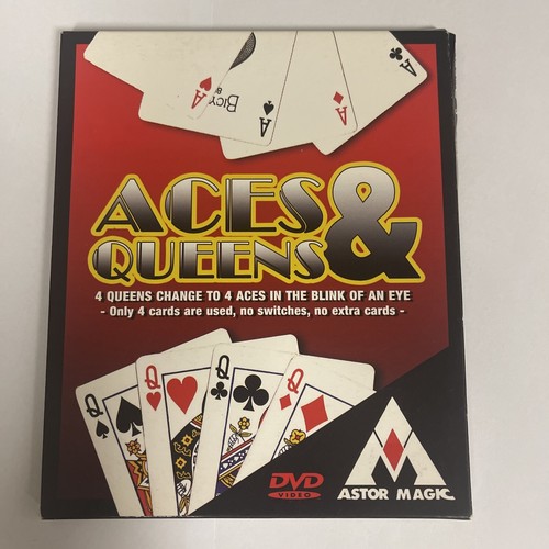 ACES & QUEENS by Astor Magic DVD & GIMMICK - New* | eBay