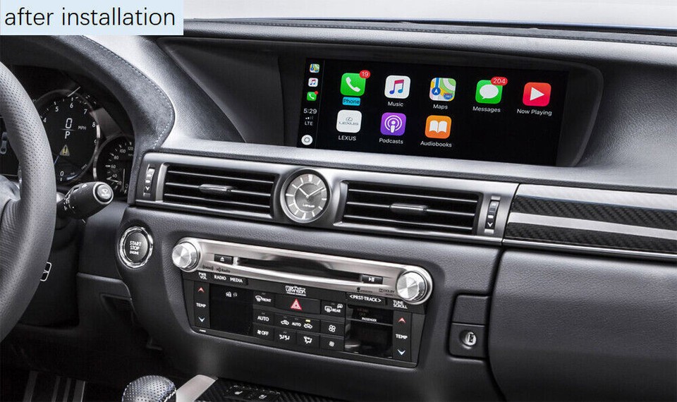 Wireless Carplay Airplay for Joystick Lexus IS RX GS NX ES CT LS LC RC ...