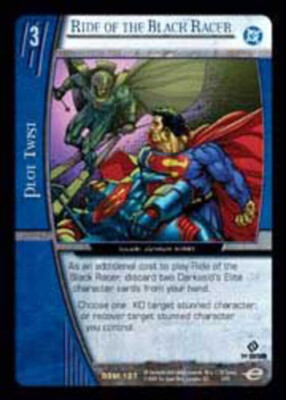 VS System: Ride of the Black Racer [Played] DC Superman Man of Steel ...